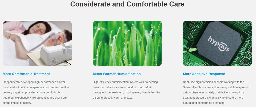 Hypnus Auto BiPap ST730 Machine with Heated Humidifier – CPAP1000.com